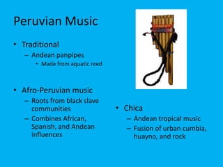 Peru culture | PPTX