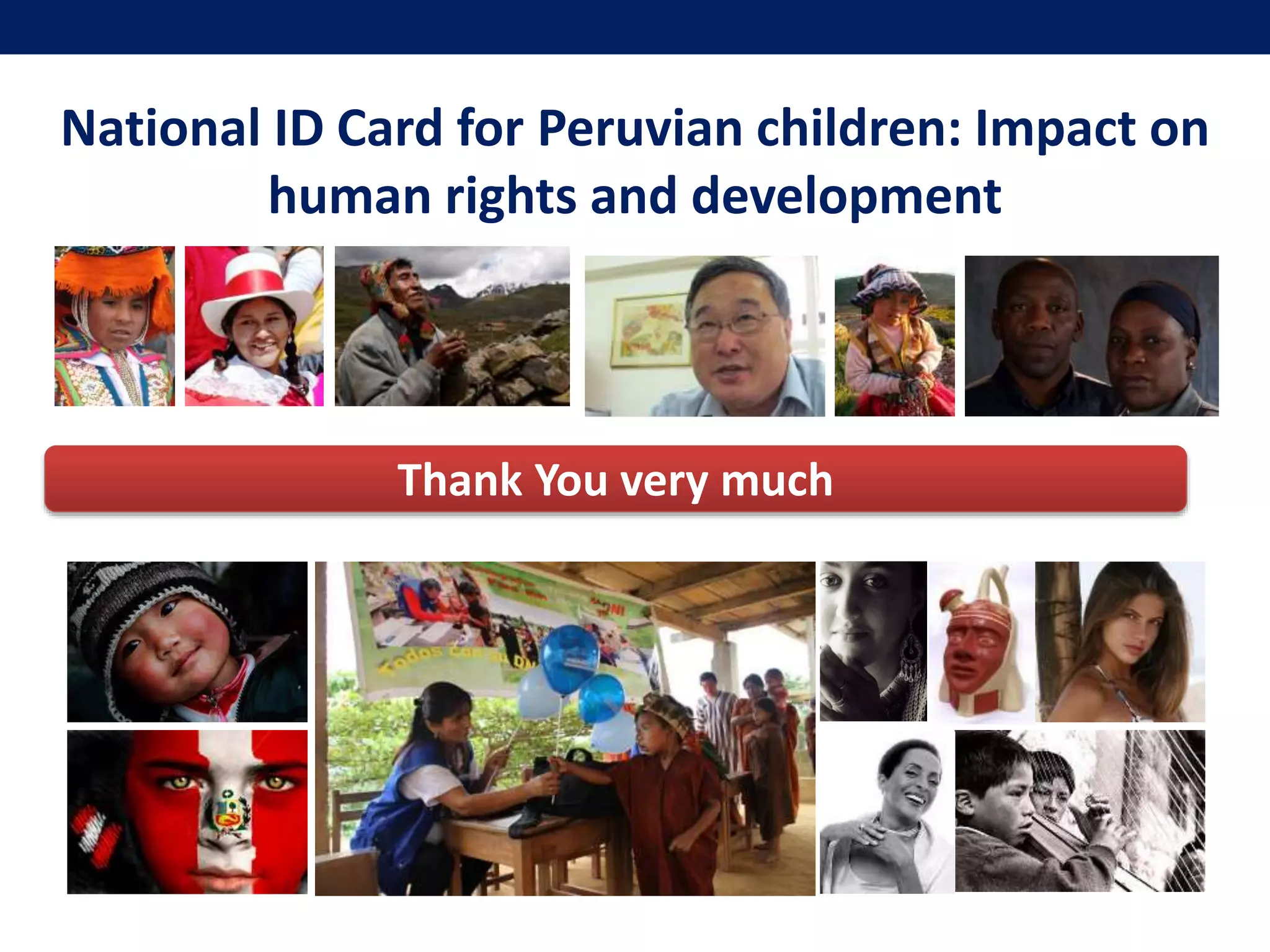 National ID Card for Peruvian children: Impact on human rights and ...