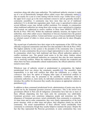 Peru indigenous people law and politics | PDF