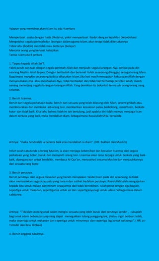 Perukunan islam | DOCX