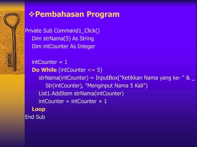 Perulangan Dan Kondisi.ppt