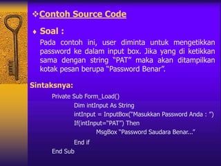 Perulangan Dan Kondisi.ppt