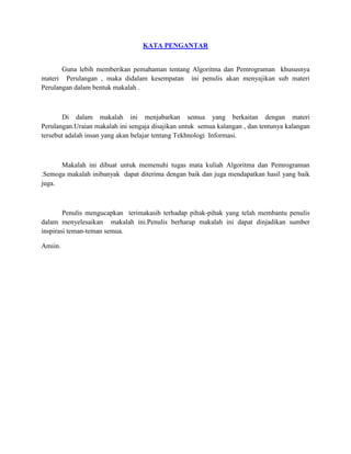 Perulangan java | PDF