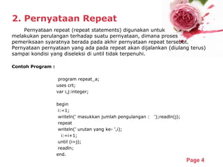 Perulangan,stack,record | PPT
