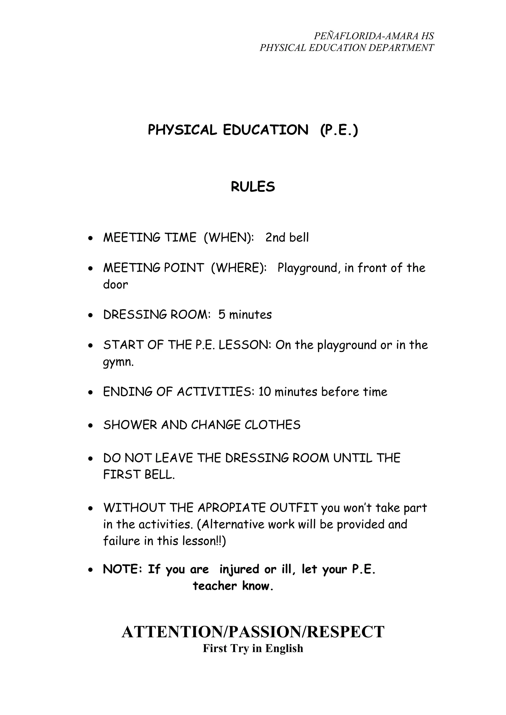 P e rules | PDF