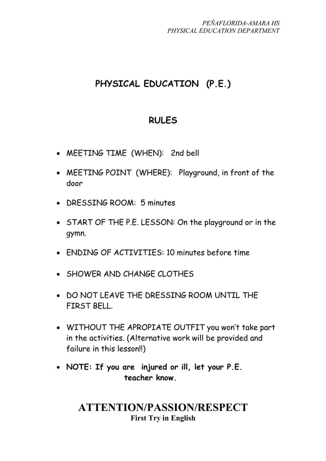 P e rules | PDF