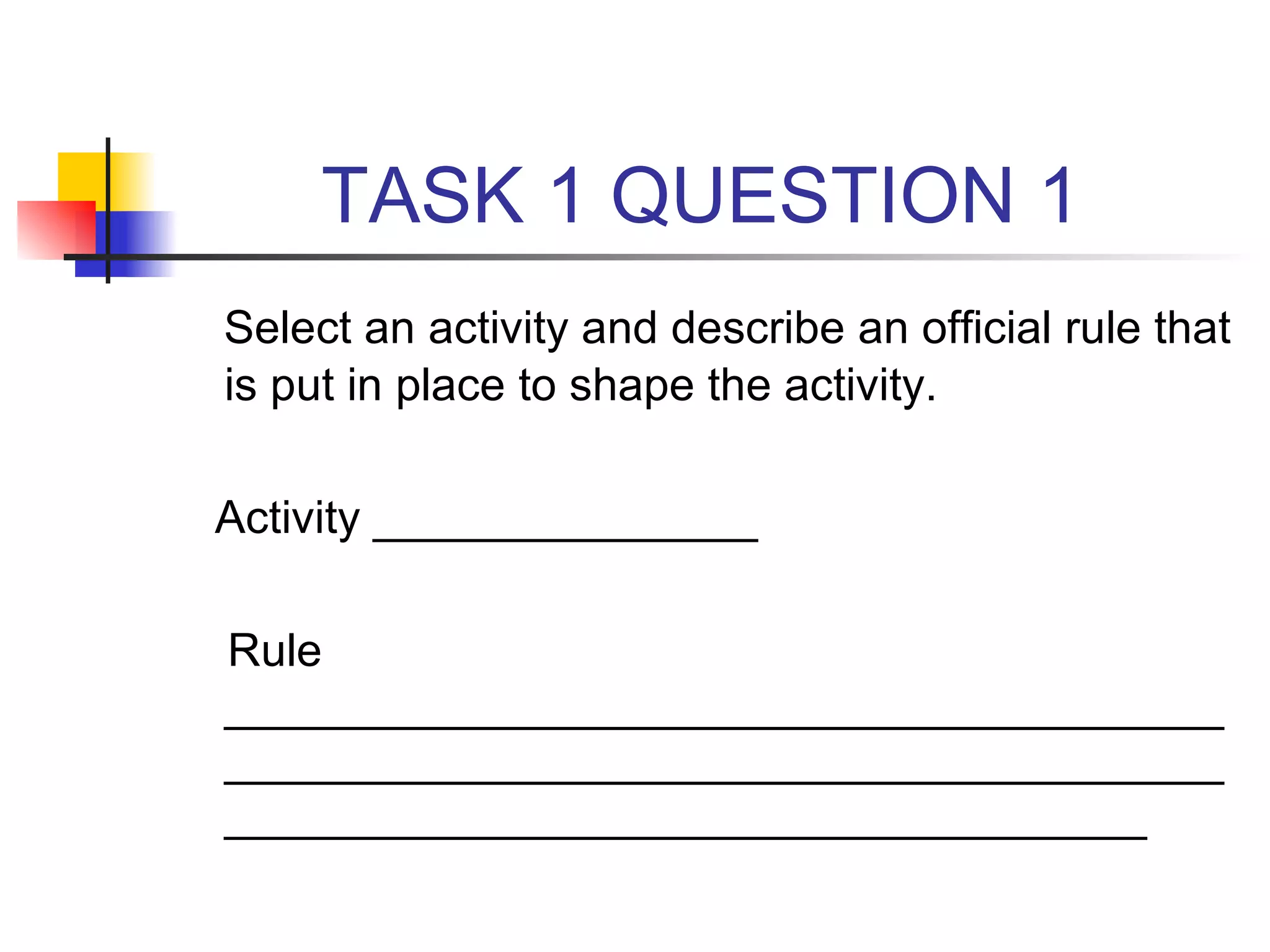 PE Rules and Safety | PPT
