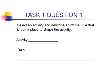 PE Rules and Safety | PPT