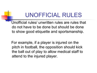 PE Rules and Safety | PPT