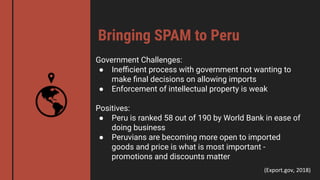 Peru Marketing Plan | PDF