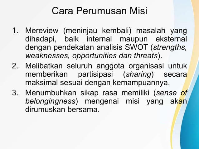 perumusan visi, misi dan tujuan sekolah.ppt