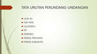 PERUNDANG-UNDANGAN DAN PERSYARATAN LINGKUNGAN-EKOLOGI.ppt
