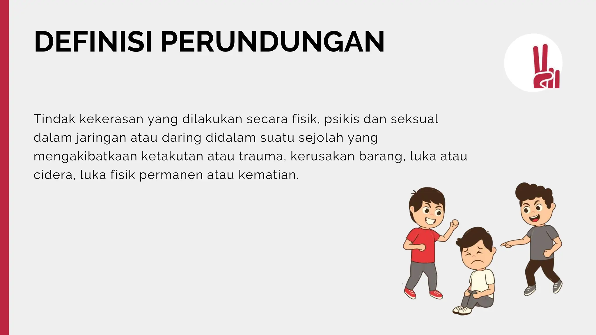 materi perundungan yang terjadi di lingkungan sekolah | PPTX