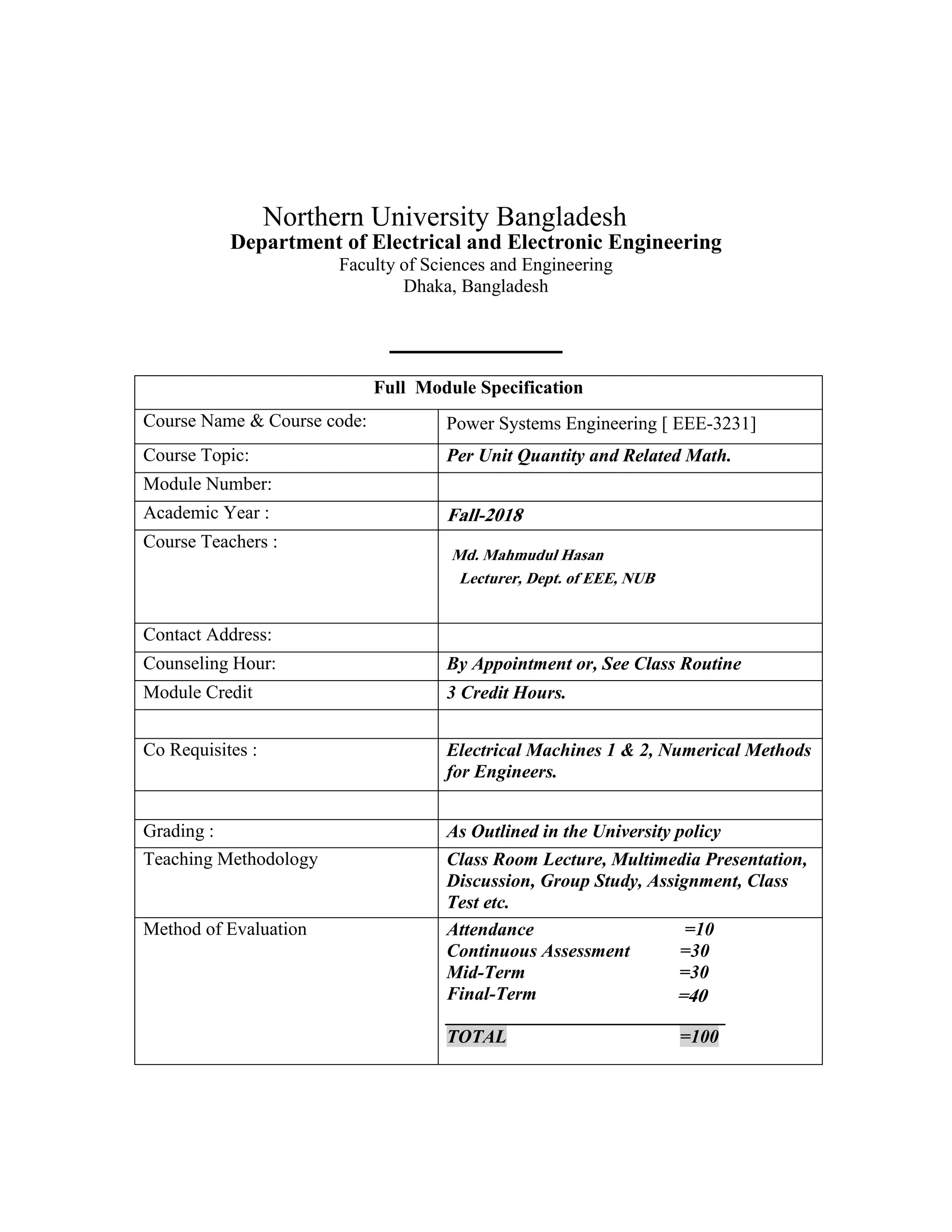 Per unit calculation | PDF