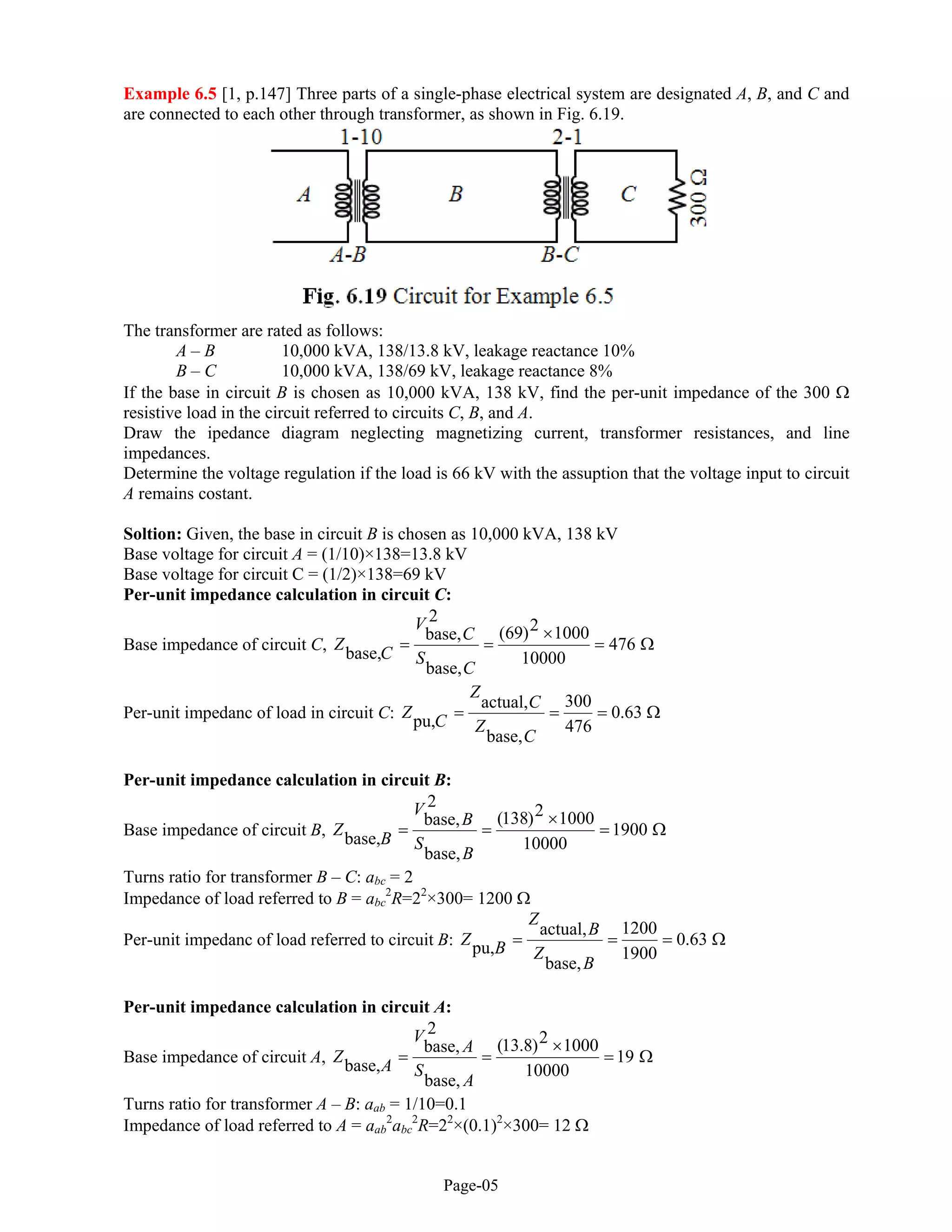 Per unit calculation | PDF