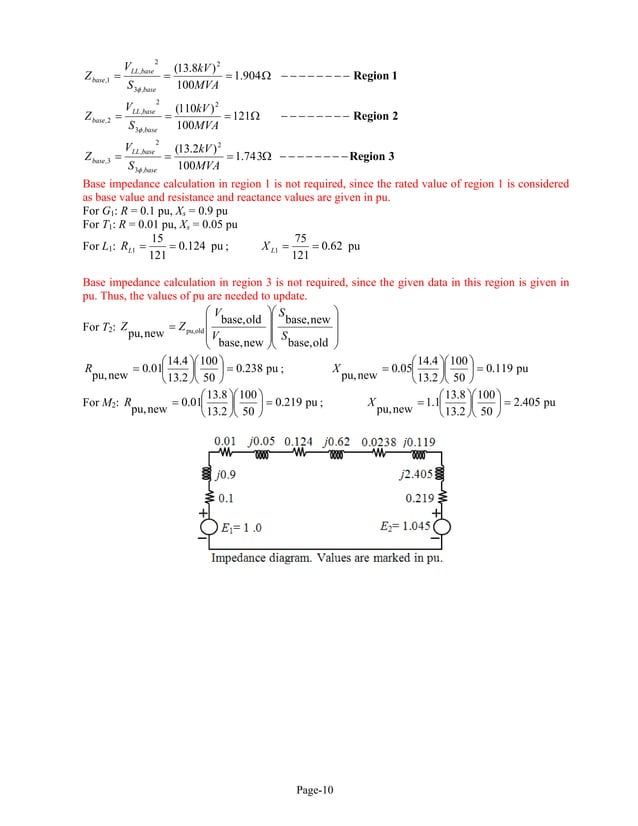 Per unit calculation