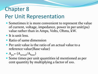 Per unit representation | PPTX