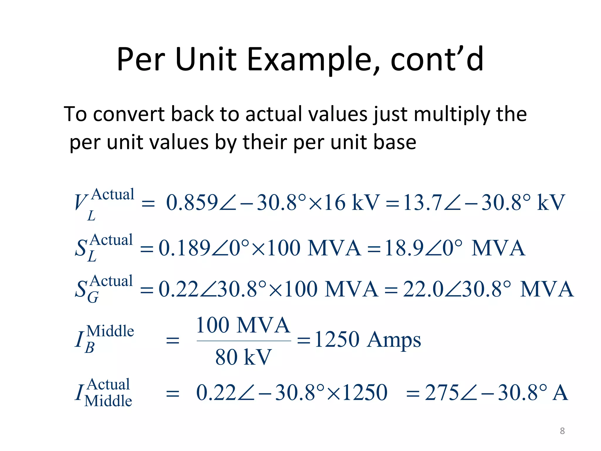 Per unit system | PPT | Physics | Science
