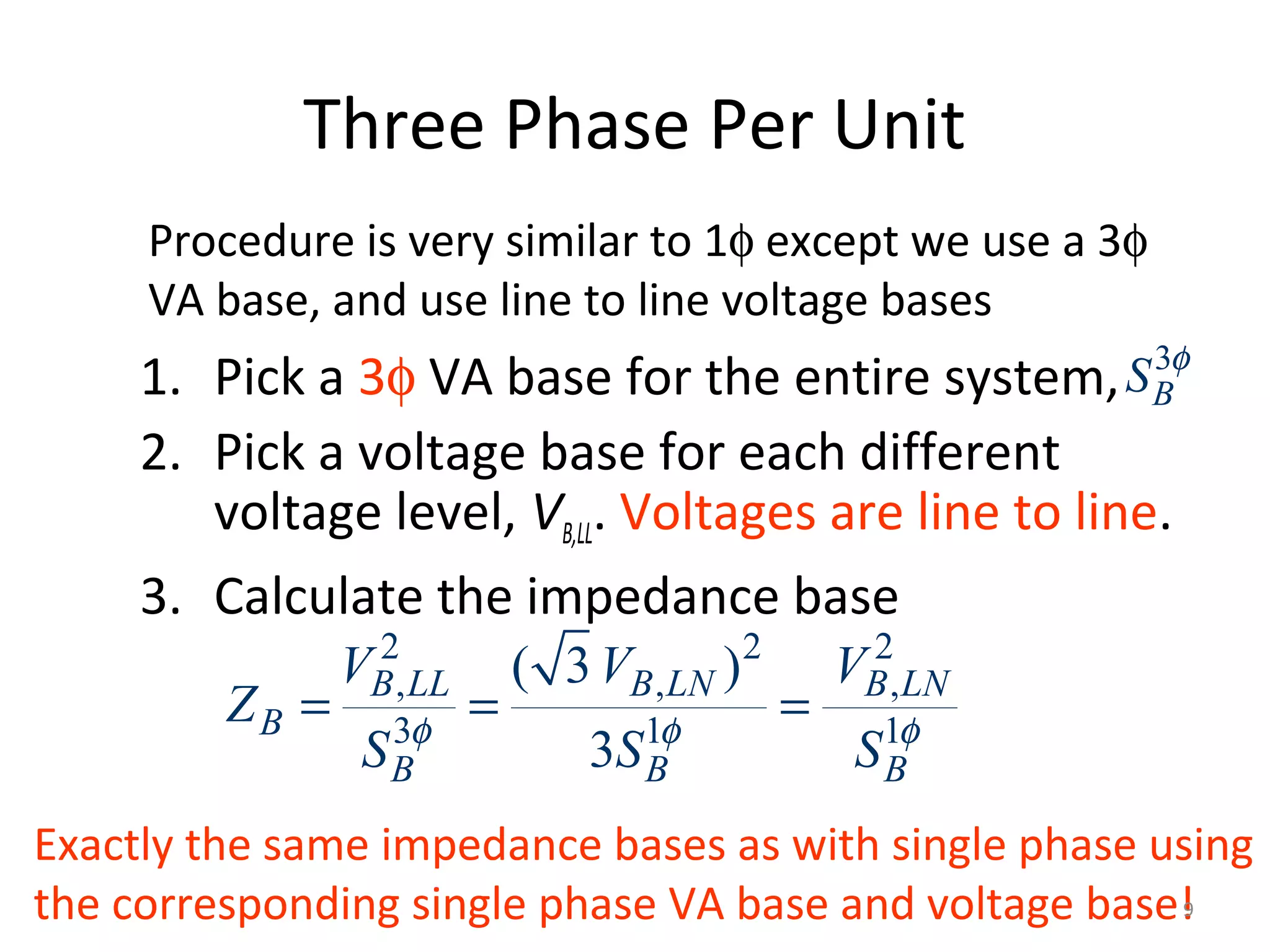 Per unit system | PPT