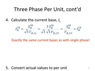 Per unit system | PPT