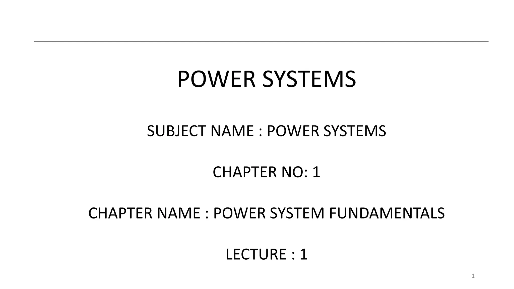 Per unit systems in power systems | PPT