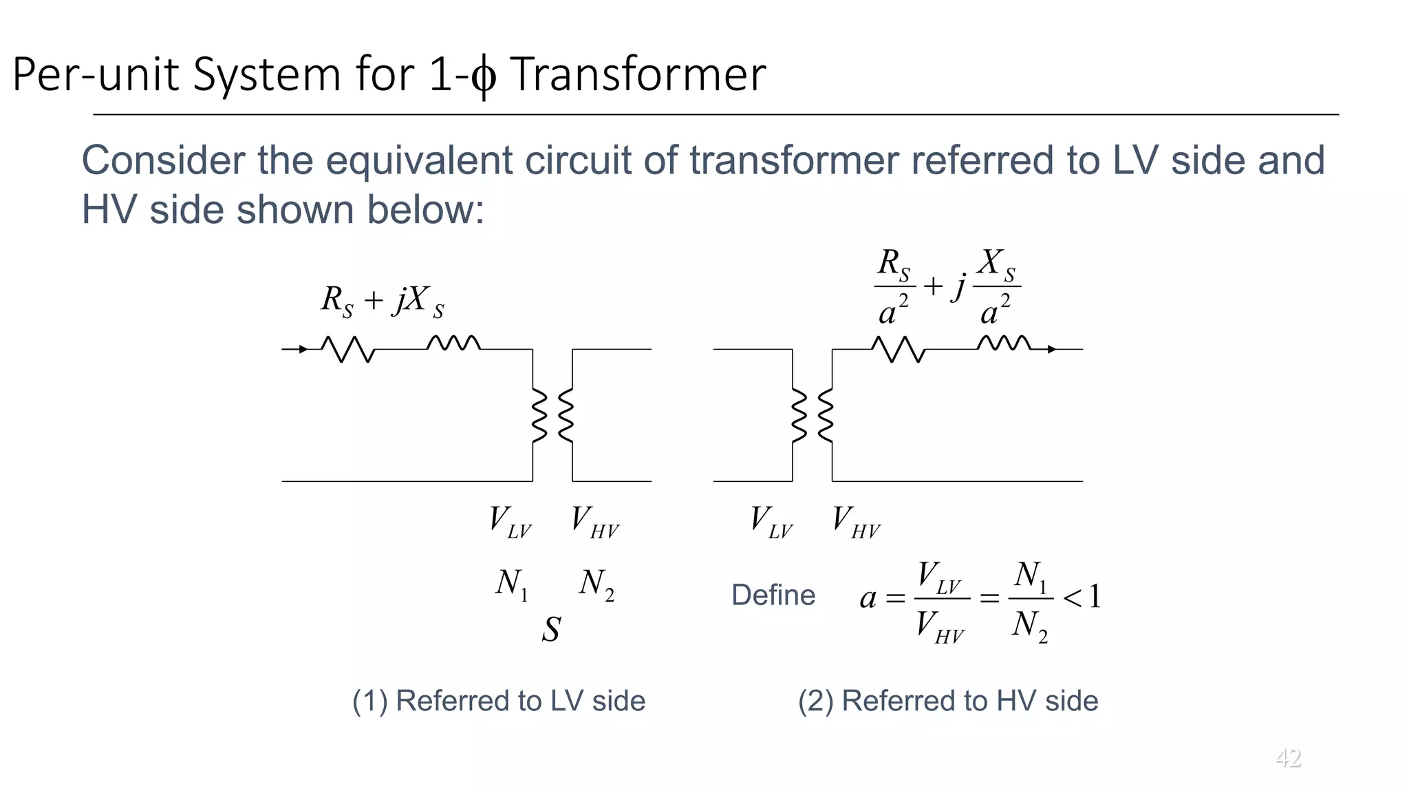 Per unit systems in power systems | PPT