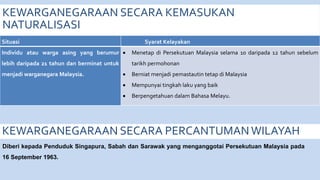 Peruntukan utama dalam perlembagaan | PPTX