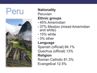 Peru orientation presentation | PPT