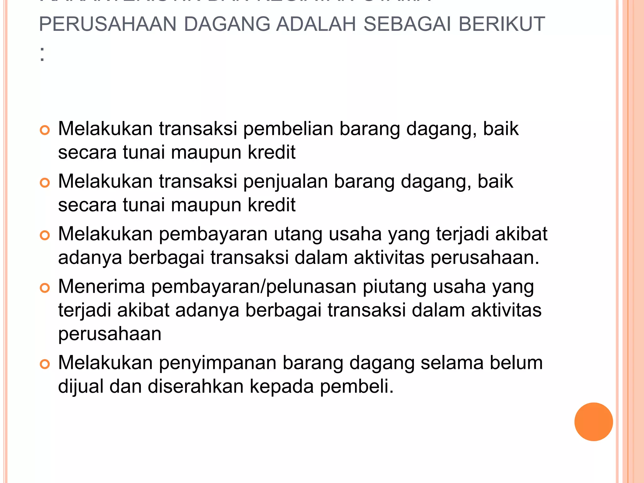 Perusahaan dagang | PPTX