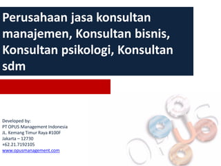 Perusahaan jasa konsultan manajemen konsultan bisnis - konsultan ...