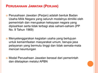Perusahaan jawatan | PPTX