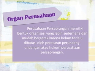 Perusahaan Perseorangan | PPTX