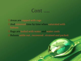 Peruvian balsam | PPTX