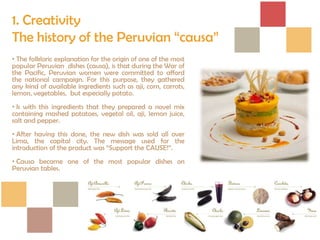 Peruvian cuisine and cultural heritage | PPTX