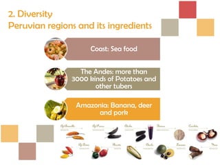 Peruvian cuisine and cultural heritage | PPTX