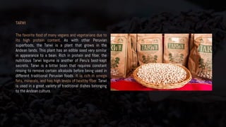 Peruvian Superfoods and their benefits | PDF