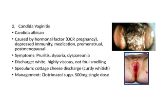 Pervaginal discharge & menstrual disorder.pptx