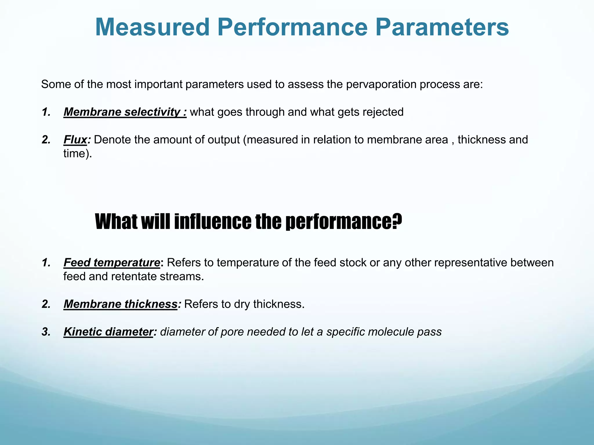 Membranes for Pervaporation | PDF