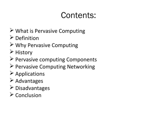 Pervasivecomputing 140422034057-phpapp02 | PPT