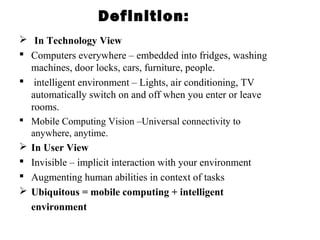 Pervasivecomputing 140422034057-phpapp02 | PPT | Internet of Things | Internet