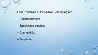 Pervasive computing | PPT