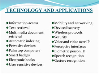 Pervasive computing.pptx | Computing | Technology & Computing