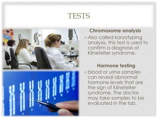 Pervasive developmental disorders (turner syndrome, klinefelter's ...