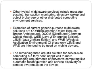 Pervasive middleware | PPT