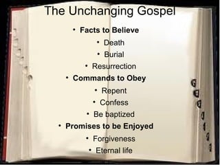 Perverting the gospel | PPT