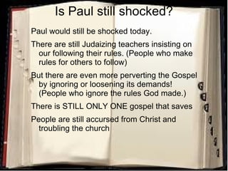 Perverting the gospel | PPT