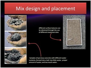 Pervious Concrete Mix Design