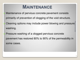 Pervious concrete | PPT