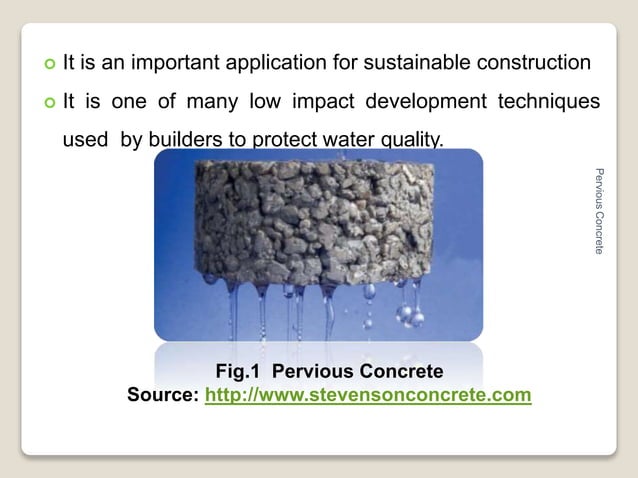 Pervious concrete | PPT