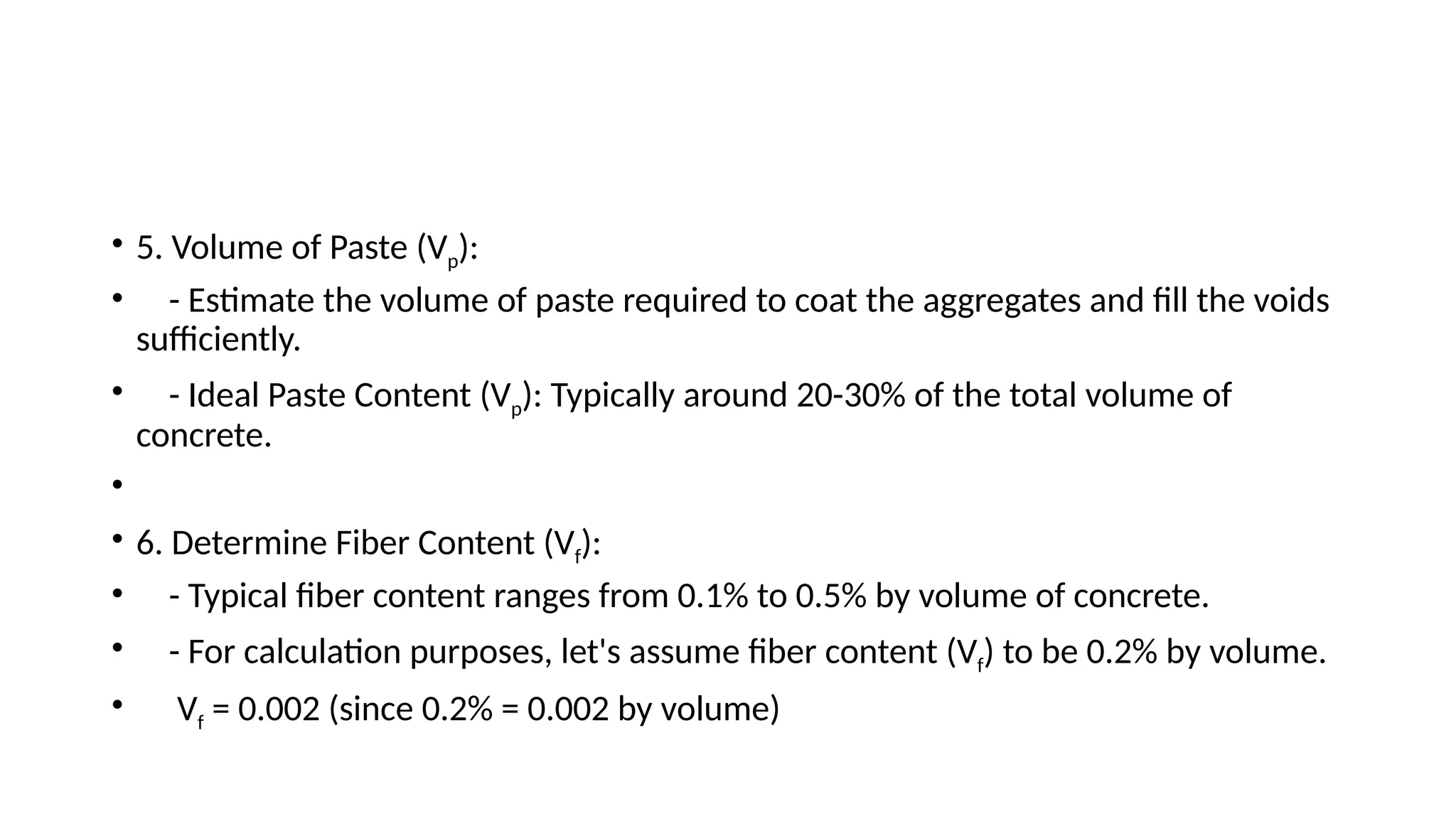 pervious concrete mix design with fibres | PPTX